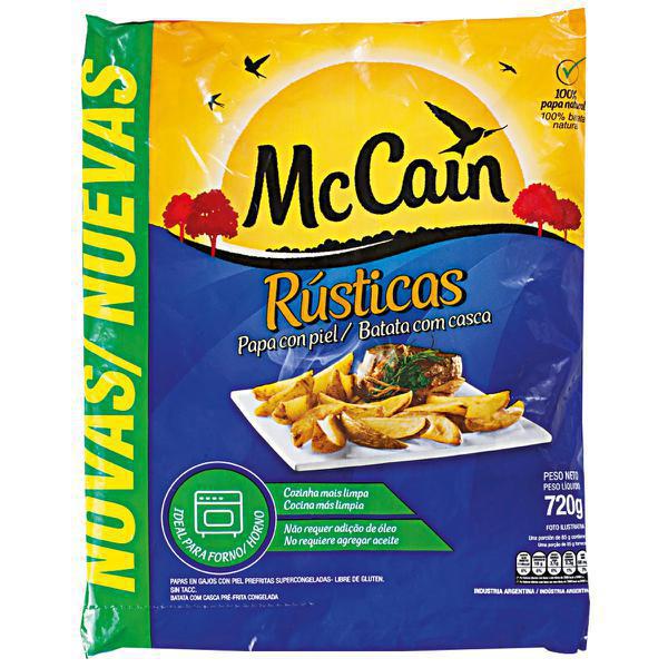 BATATA MCCAIN RUSTICA CONGELADA 720GR