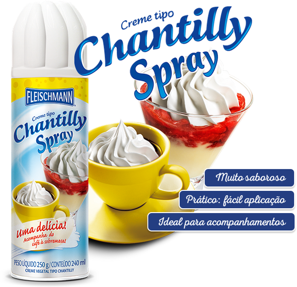 Empório Norte Sul | CHANTILLY FLEISCHMANN 250G SPRAY
